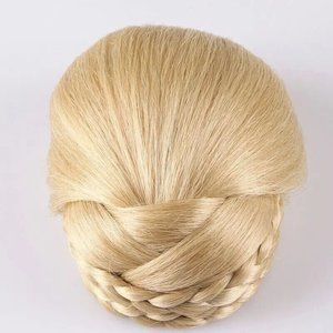 Cosplay | Hair | Clip On Hair Bun Scrunchie Chignon Updo Cover ...